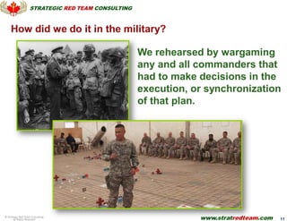 Strategic Red Team Consulting - Introduction to Business Wargaming | PDF