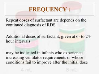 Surfactant Replacememt Therapy | PPT