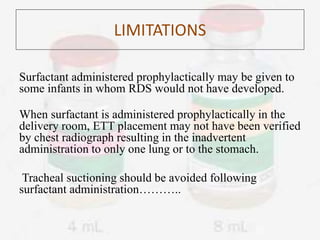 Surfactant Replacememt Therapy | PPT