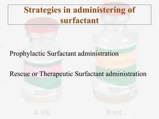 Surfactant Replacememt Therapy | PPTX