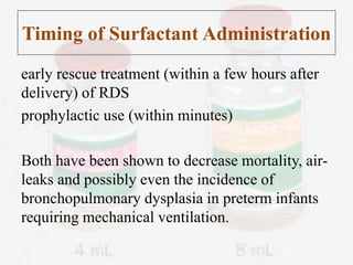 Surfactant Replacememt Therapy | PPT