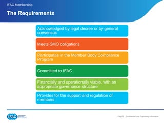 The Tools:Compliance Program, Membership Process | PPTX