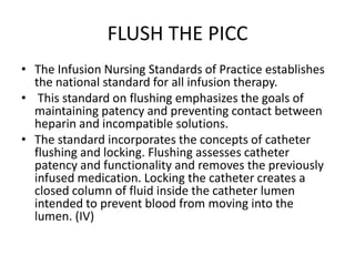 Srt how picc | PPTX | First Aid | Injuries