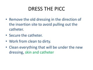 Srt how picc | PPTX | First Aid | Injuries