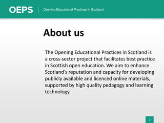 Opening Educational Practices an overview | PPT