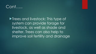 SRUCTURAL CLASSIFICAION OF AGROFORESTRY SYSTEM.pptx