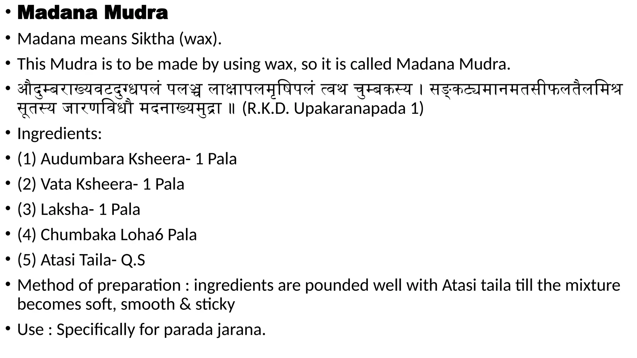 Musha & Koshthi.Dr Trupti D Yenurkar, Assistant Professor (RSBK Dept ...