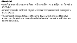 Musha & Koshthi.Dr Trupti D Yenurkar, Assistant Professor (RSBK Dept ...