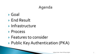 Hadoop Cluster - Basic OS Setup Insights | PPTX