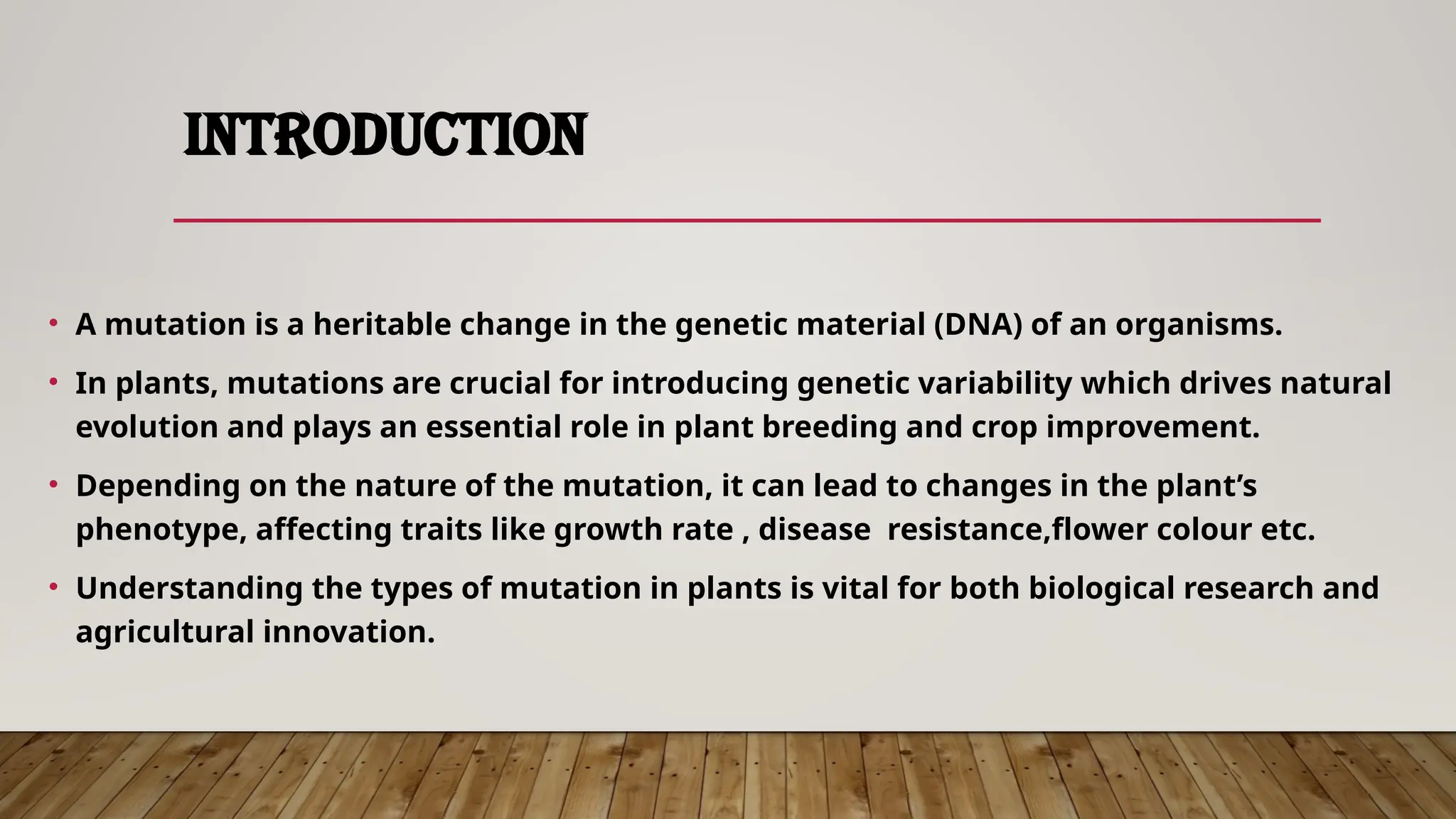 About the Mutation and its types in plants | PPTX | Gardening | Home ...