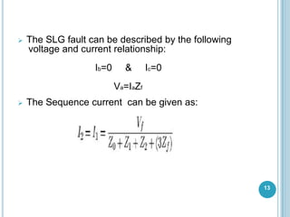 CONCEPT OF SYMMETRICAL COMPONENT AS A TECHNIQUE FOR ANALYSIS OF FAULT ...