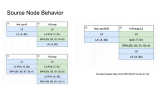 SRv6 note from book and some drawing for different srv6 packet format | PDF