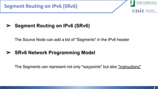 SRv6 experience for italy iPv6 council | PDF | Computer Networking | Computing