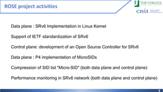SRv6 experience for italy iPv6 council | PDF