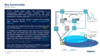 SRVCC trigger enhancement feature and parameter description | PPTX