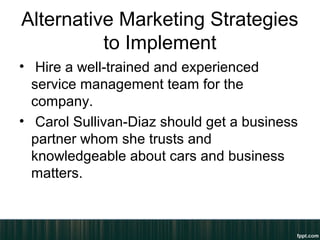 Case Analysis of Sullivan Auto World | PPT