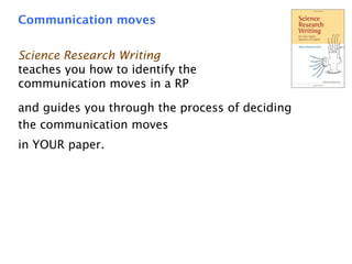 Introduction to "Science Research Writing" and how it compares to ...