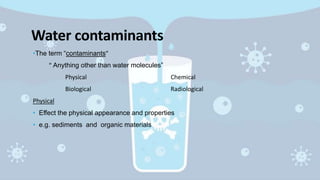 water contaminants | PPTX