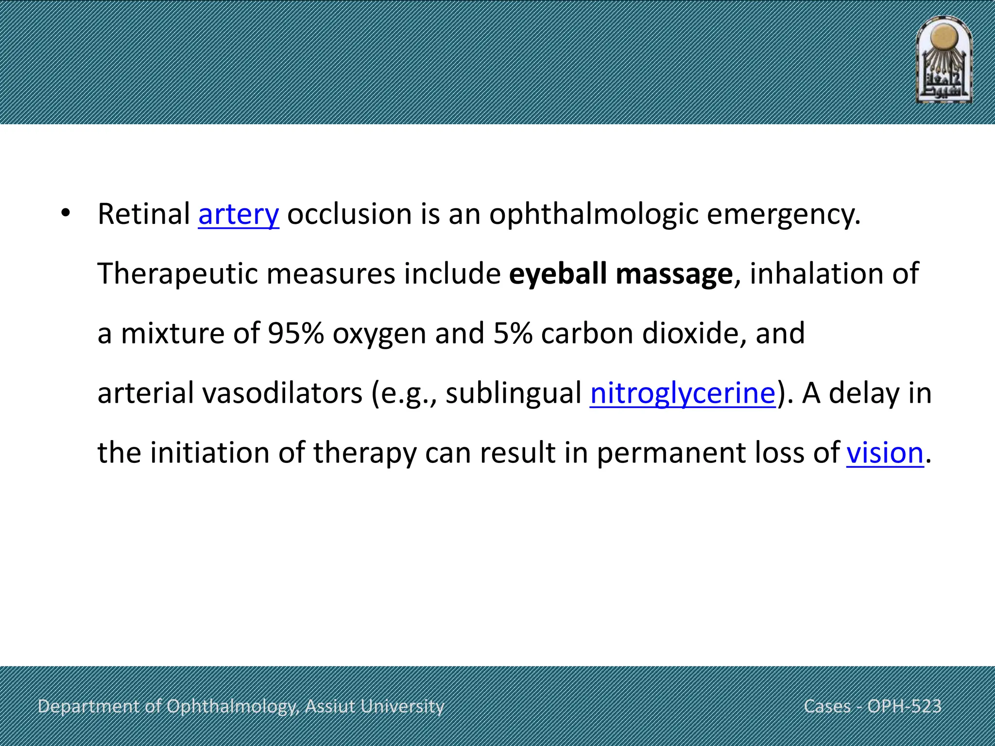 Common retinal diseases, case discussion.pptx | Eye and Vision ...
