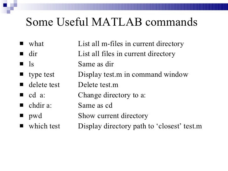 Brief Introduction to Matlab Brief Introduction to Matlab