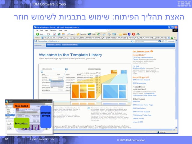IBM WebSphere Portal and Web Content management - Hebrew Overview | PPT