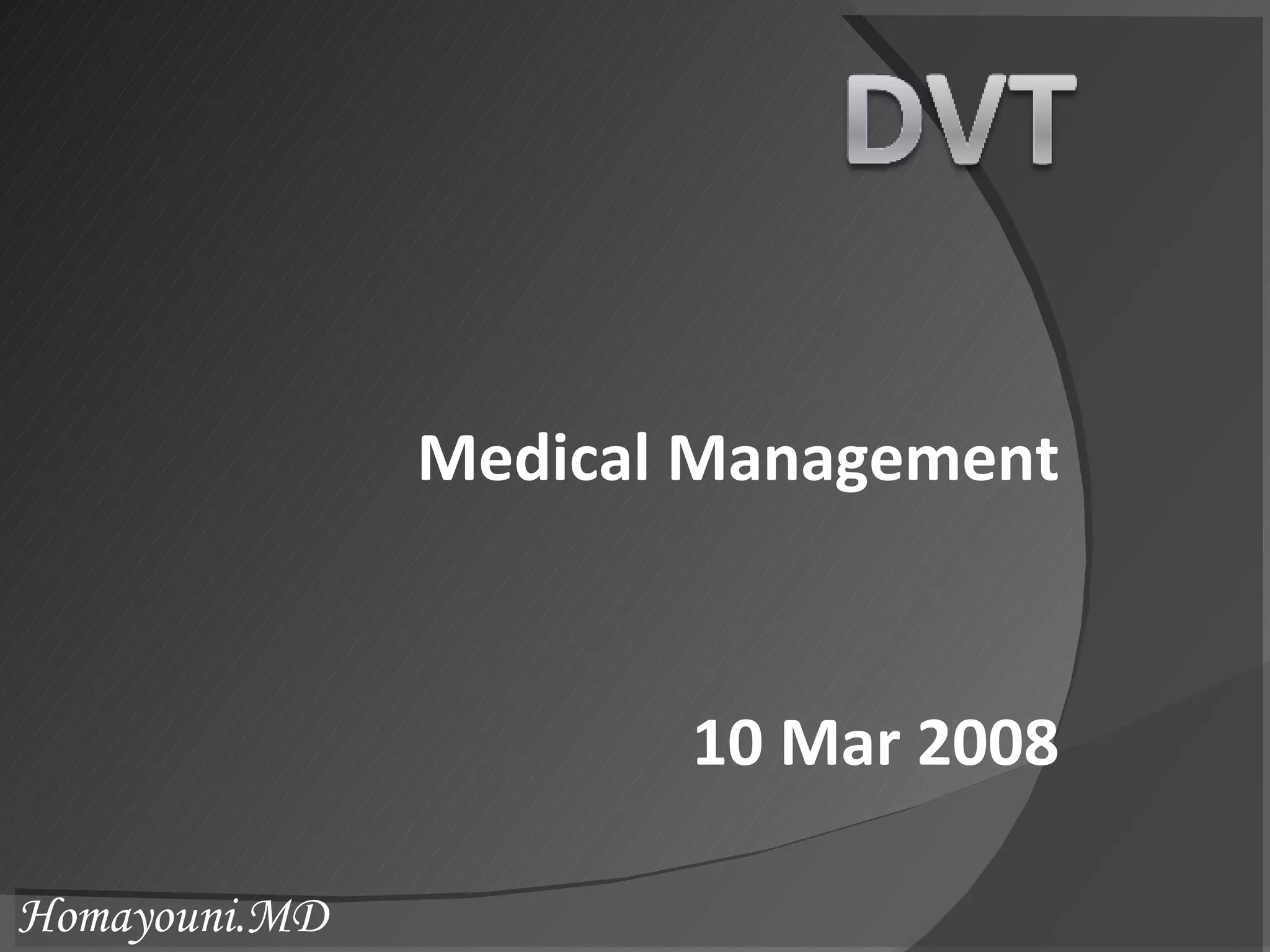 DVT | PPT