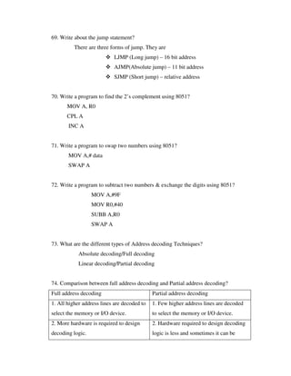 T-states in microprocessor 8085 | PDF