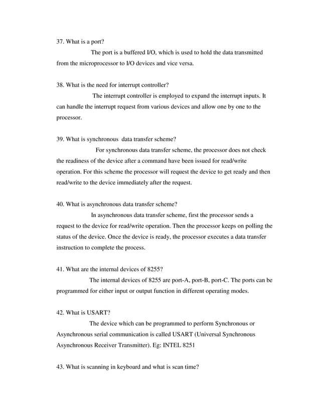 T-states in microprocessor 8085 | PDF