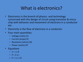 Basic Electronics | PPT