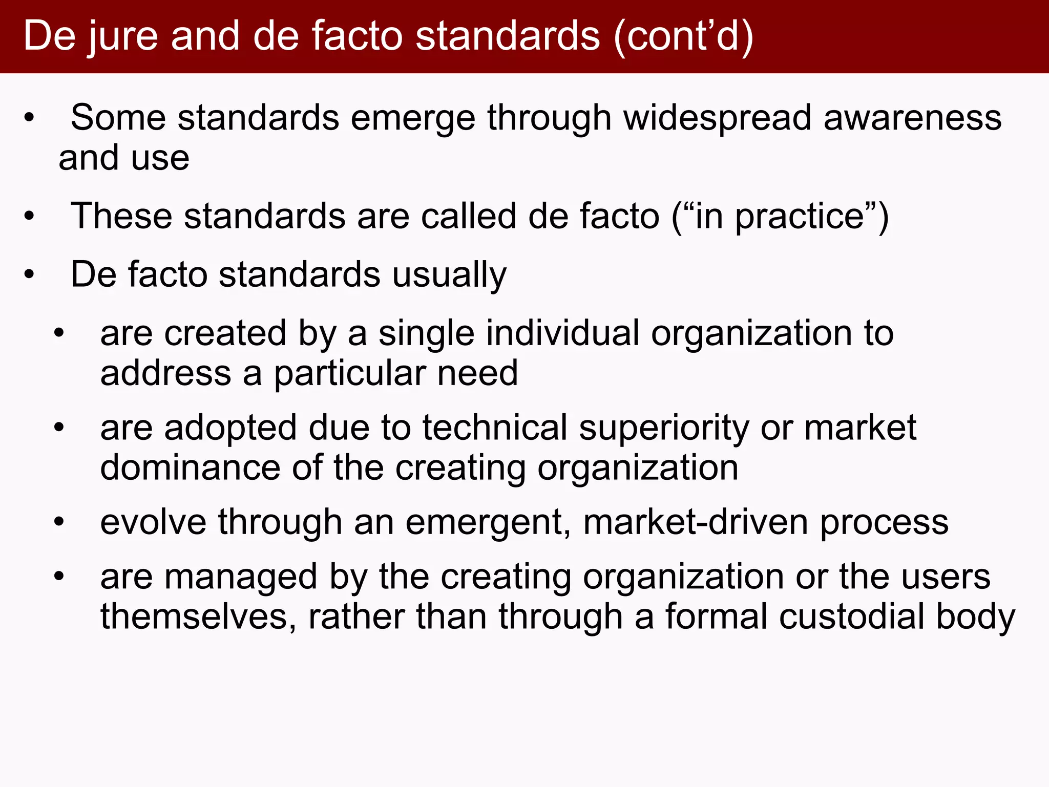 Software Standards | PPT