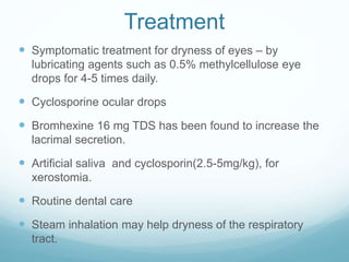 sjogren's syndrome | PPTX