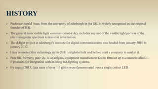 LIFI TECHNOLOGY | PPTX