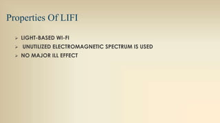 LIFI TECHNOLOGY | PPTX