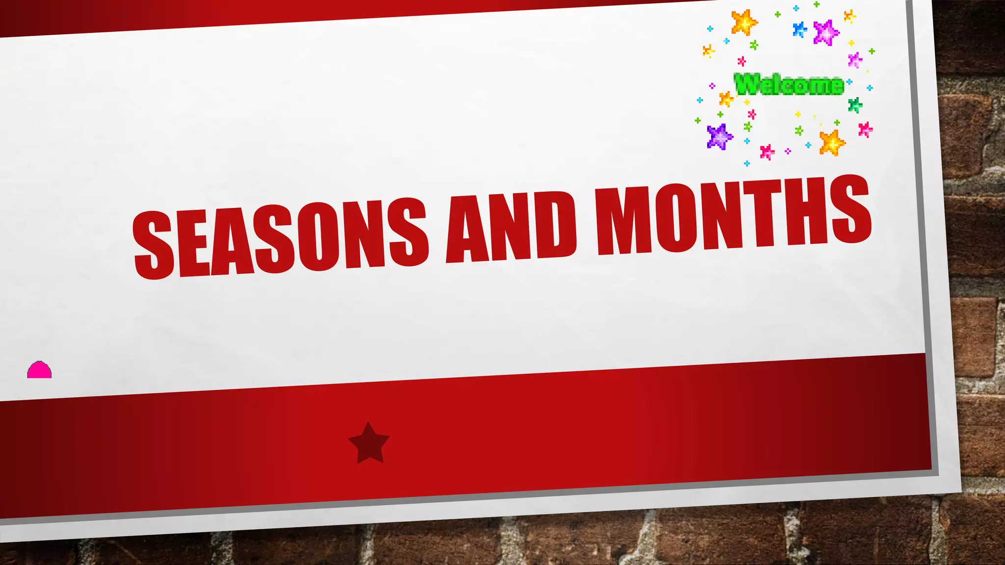 Seasons and months | PPTX