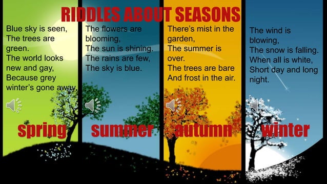 Seasons and months | PPTX | Weather | Science