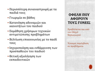 πως ανακοινωνουμε μια προβληματικη συμπεριφορα παιδιου και πως | PPT