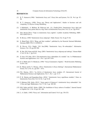 ON ANNIHILATOR OF INTUITIONISTIC FUZZY SUBSETS OF MODULES | PDF