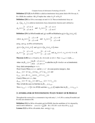ON ANNIHILATOR OF INTUITIONISTIC FUZZY SUBSETS OF MODULES | PDF