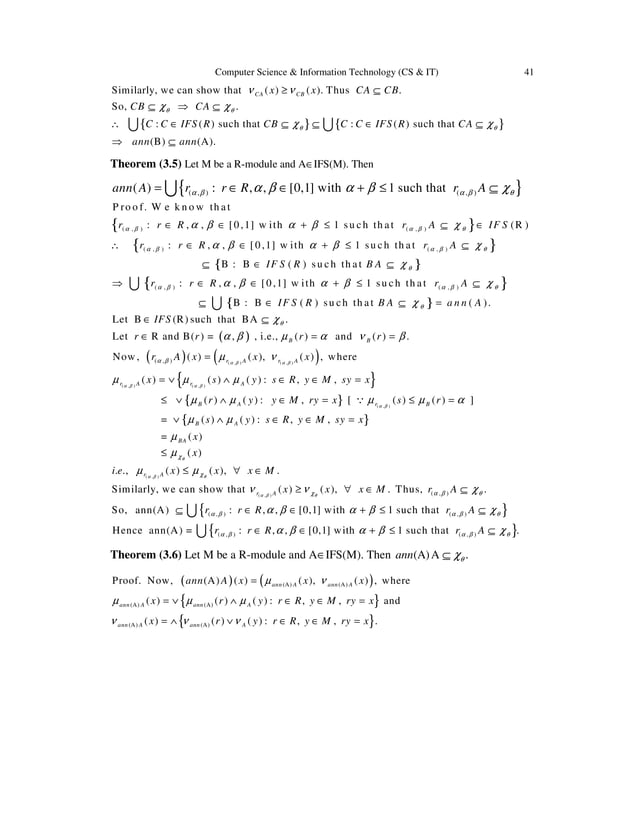 ON ANNIHILATOR OF INTUITIONISTIC FUZZY SUBSETS OF MODULES | PDF