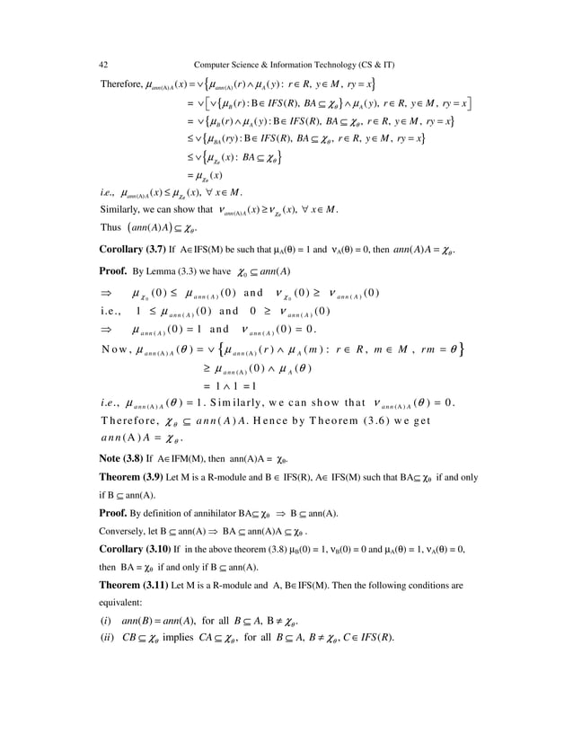 ON ANNIHILATOR OF INTUITIONISTIC FUZZY SUBSETS OF MODULES | PDF