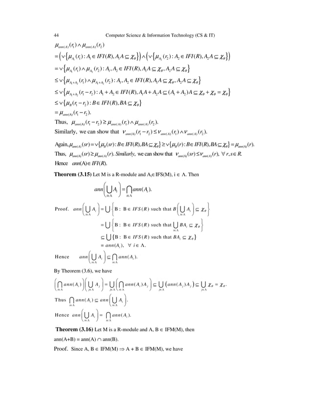 ON ANNIHILATOR OF INTUITIONISTIC FUZZY SUBSETS OF MODULES | PDF