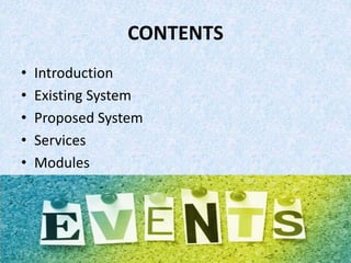 EVENT MANAGEMENT SYSTEM | PPT