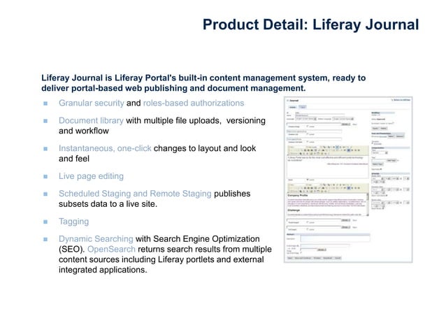 Liferay Platform Overview | PPT