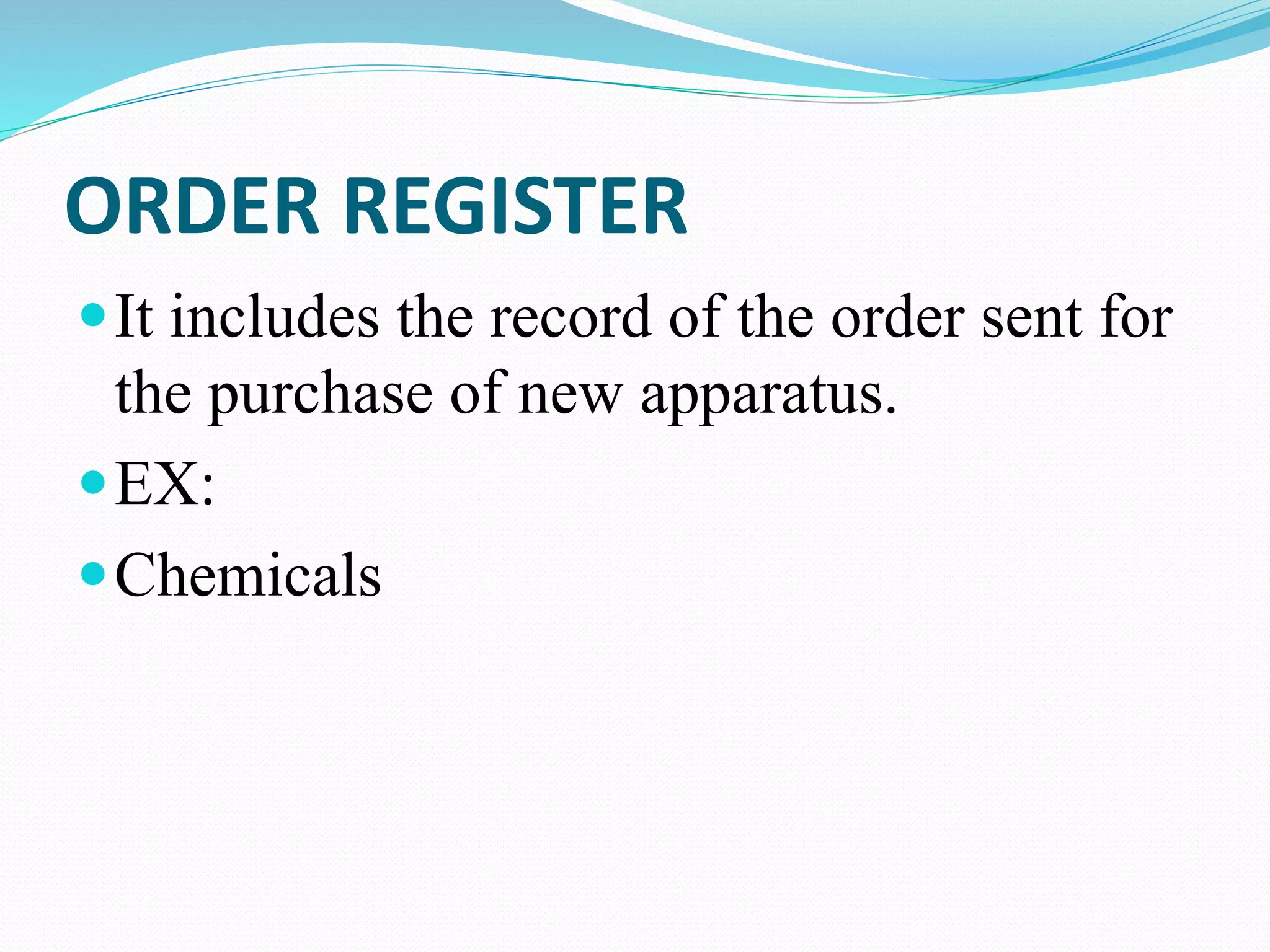 DIFFERENT TYPES OF STOCK REGISTERS | PPTX