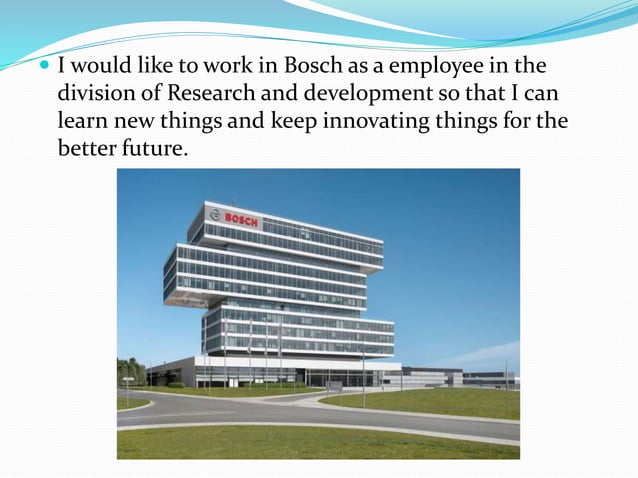 Bosch | PPTX | Automotive Industry | Industries