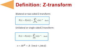 Z Transform | PPTX