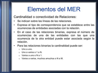 Clase 2 Modelo Entidad-Relacion (MER) | PDF