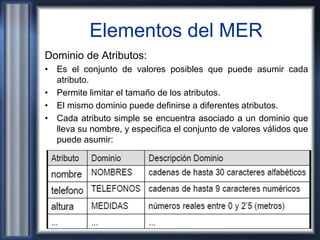 Clase 2 Modelo Entidad-Relacion (MER) | PDF