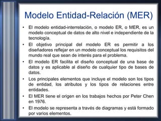 Clase 2 Modelo Entidad-Relacion (MER) | PDF