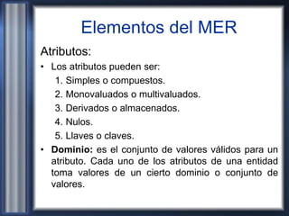 Clase 2 Modelo Entidad-Relacion (MER) | PDF